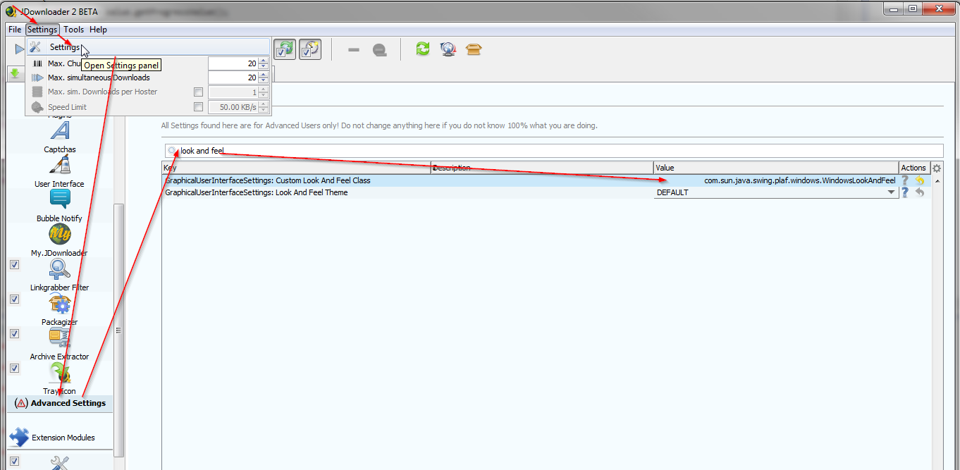 [Solved] Native look & feel - JDownloader Community - Appwork GmbH